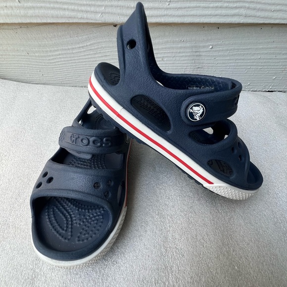 CROCS | Shoes | Crocs Kids Navy Sandals Kids Crocband Cruiser Size C8 ...